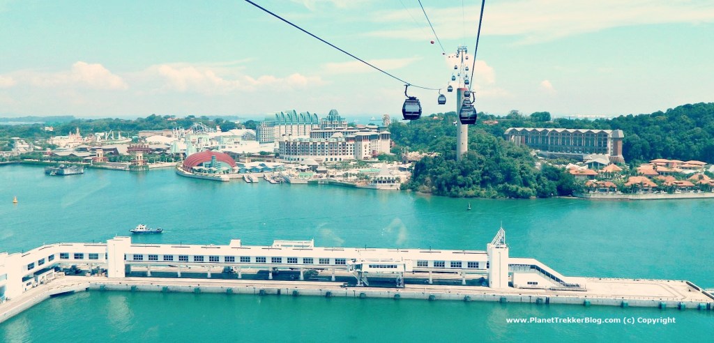 Cable car ride to from Mount Faber to Sentosa island – Planet-Trekker-Blog